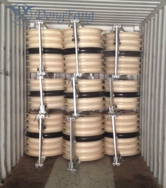 Transmission Line Stringing Blocks Conductor Pulleys