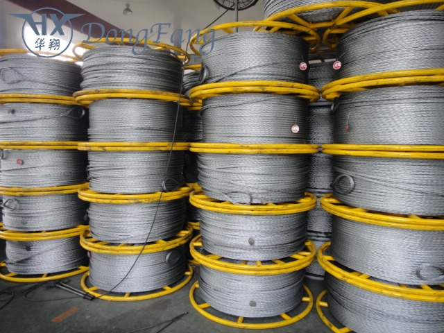 Anti Twisting Galvanized Steel Wire Rope Anti twist pilot rope Anti ...