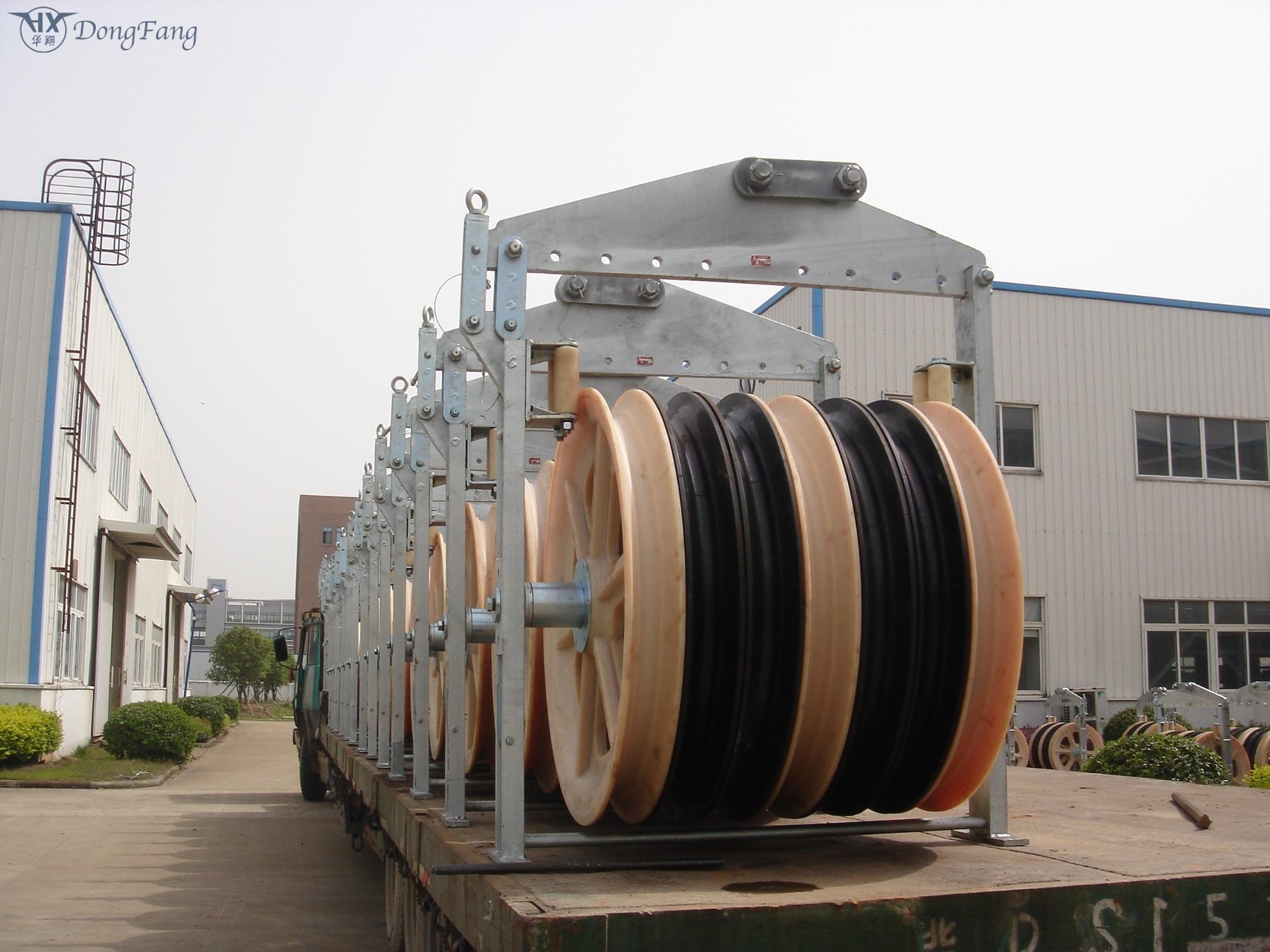 Transmission Line Stringing Blocks Conductor Pulleys