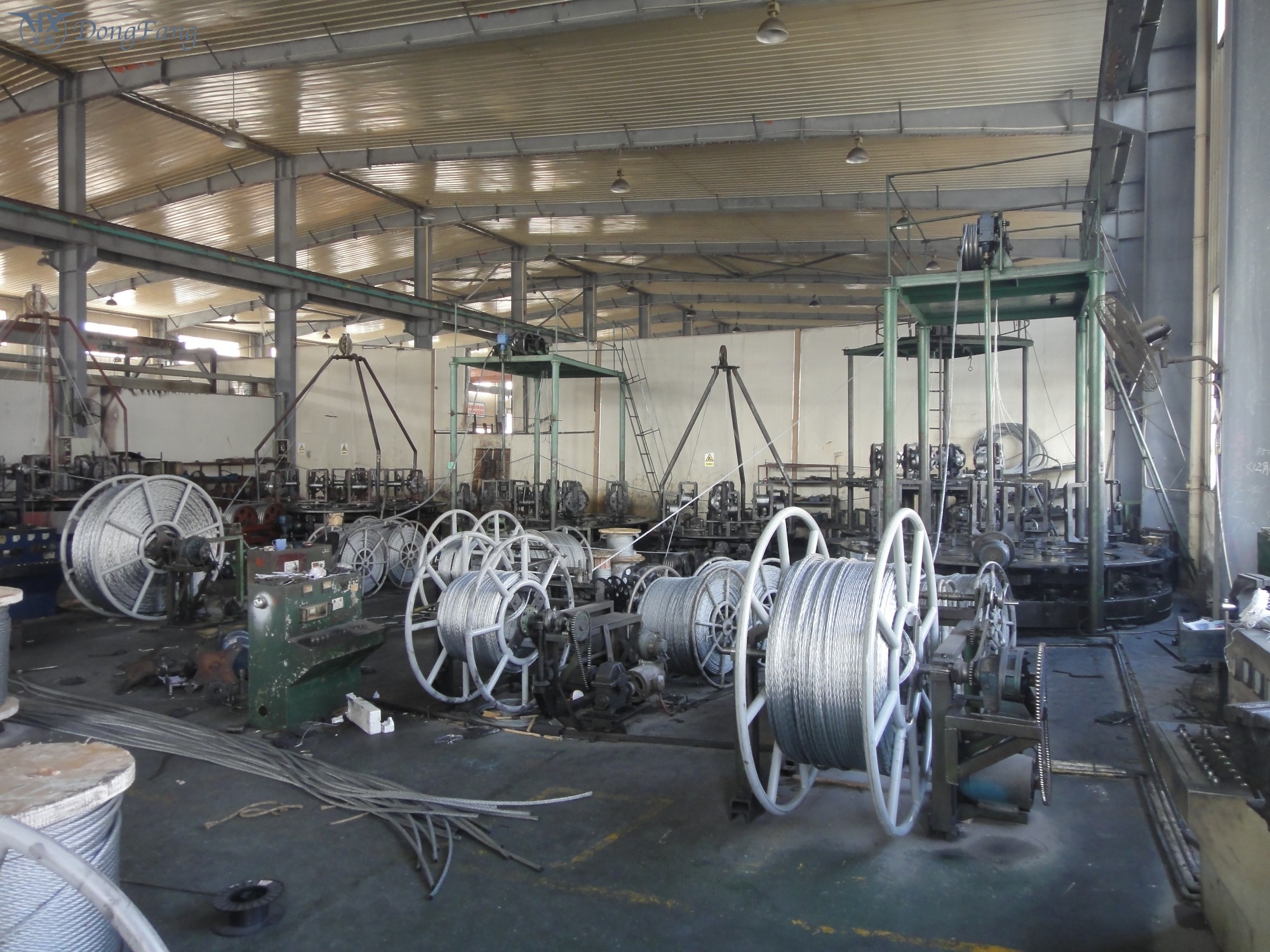 Anti Twist Steel Wire Rope 20mm for pulling four Bundled Conductors on ...