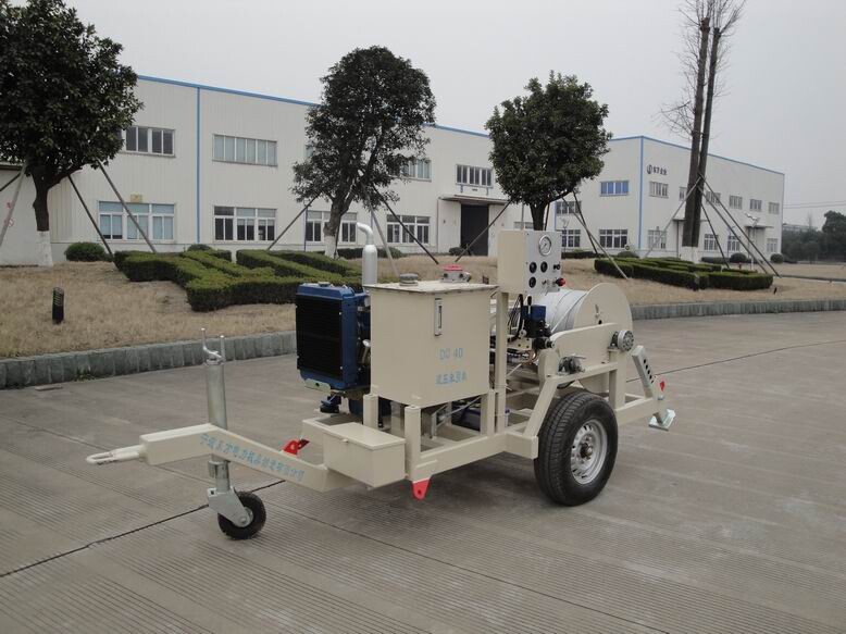 Underground Cable Pulling Machine hydraulic cable puller DQ40