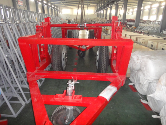 equipment and tools for installation of underground power cable