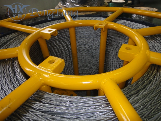 22mm Anti Twisting Pilot Wire Rope for stringing four Conductors on ...