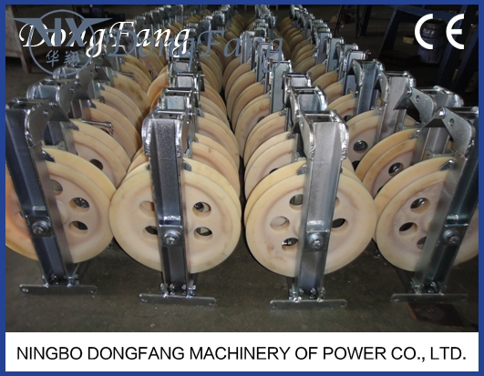 OPGW Stringing Equipments Optic Fiber Cable Pulley Blocks SHG660