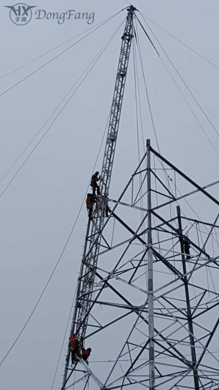 Tower erection Derricks Gin Poles of Power Line Construction Equipment