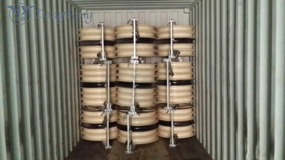 500KV transmission line stringing equipment for pulling four conductors