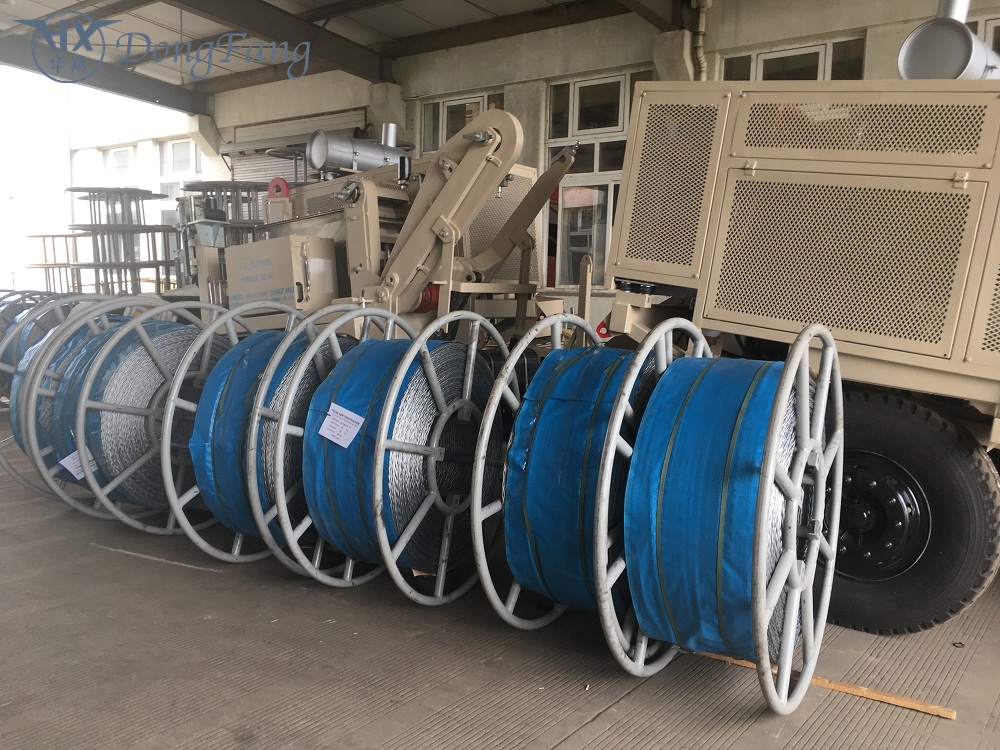 13mm Anti Twisting Braided Steel Rope for stringing transmission line